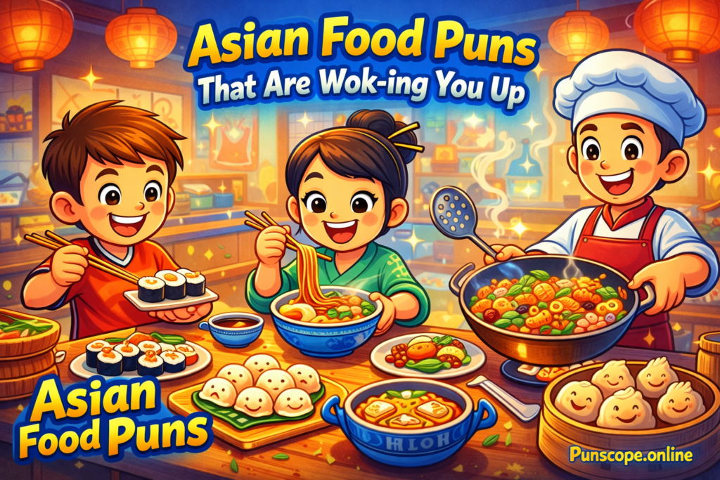 Asian Food Puns That Are Wok-ing You Up | Funny Cuisine Jokes & Humor ...